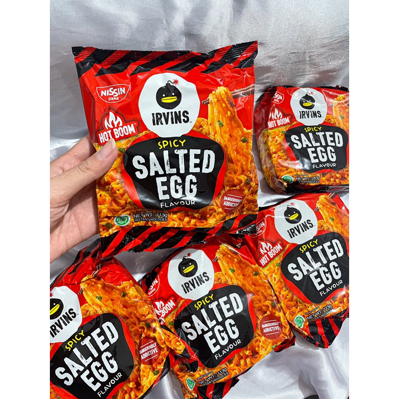 Jual SALTED EGG X MIE IRVINS MALA HOT SPICY ORIGINAL EXP JULI DESEMBER ...