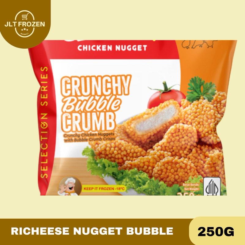 Jual Richeese Chicken Nugget Crunchy Bubble Crumb / Naget Ayam Richeese ...