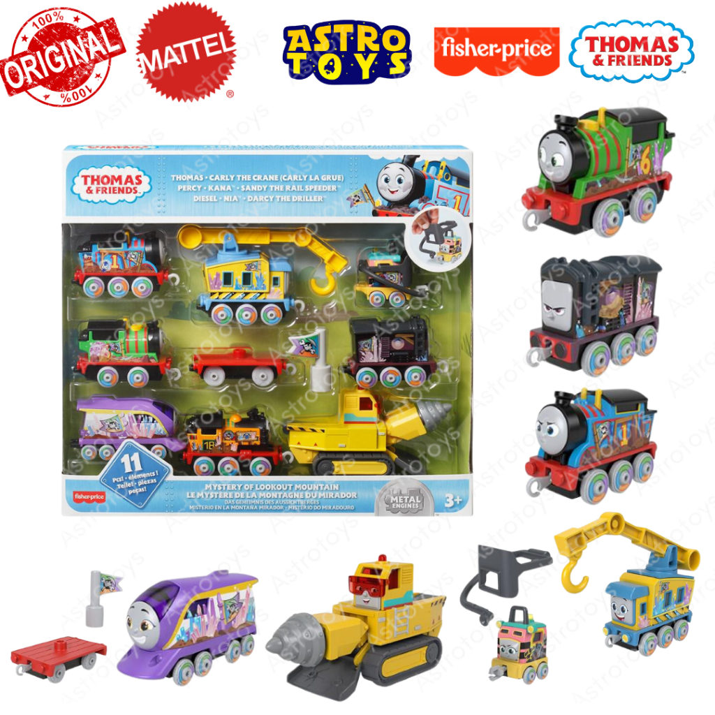 Jual Fisher Price Thomas and Friends Mystery of Lookout Mountain Metal ...
