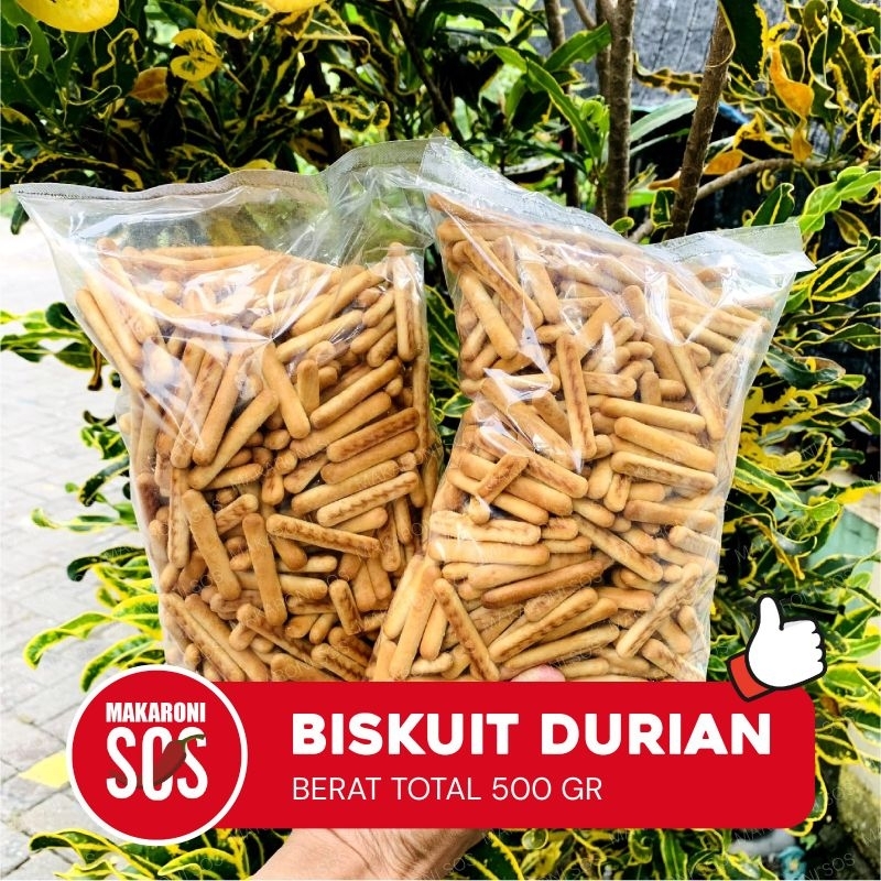 Jual Makaroni SOS - Biskuit Rasa Durian Panjang Kemasan 500Gr | Shopee ...