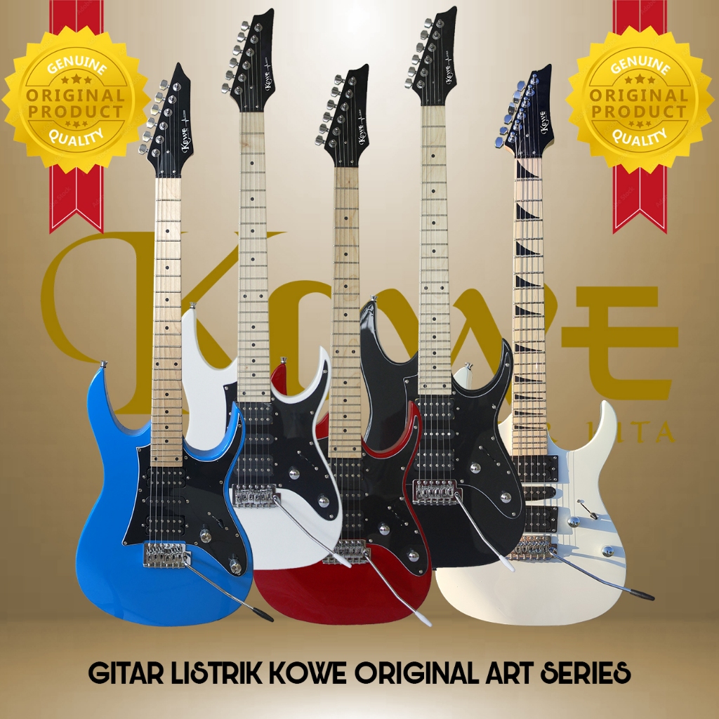 Jual Gitar Listrik Merk Kowe Art Series Terbaru | Shopee Indonesia