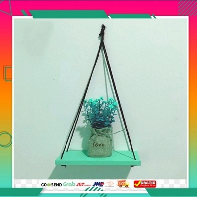 Jual Rak Bunga Gantung Serbaguna - Ambalan Dinding Minimalis Tali ...