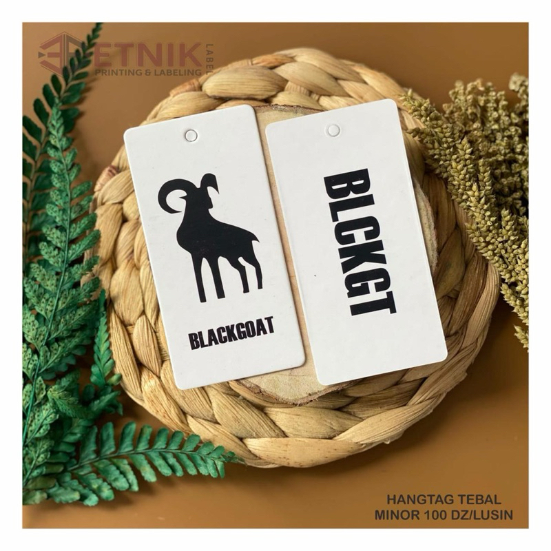 Jual hangtag tebal/label hang tag/label baju/hang tag custom/tag label ...