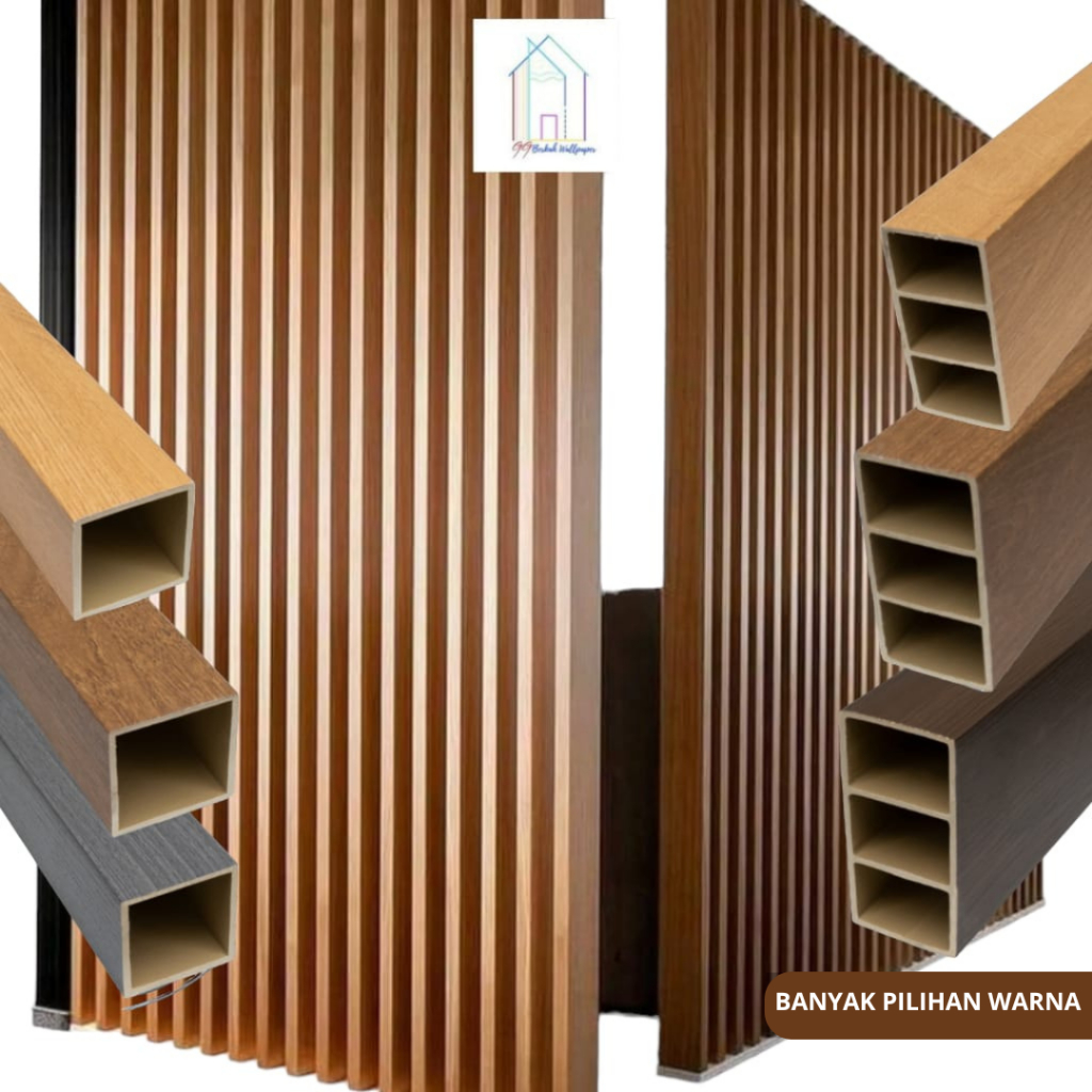 Jual PANEL KISI KISI WPC 2,9M PEMBATAS RUANGAN/ SEKAT RUANGAN/ SEKAT RUANGAN MOTIF KAYU/ SEKAT ...