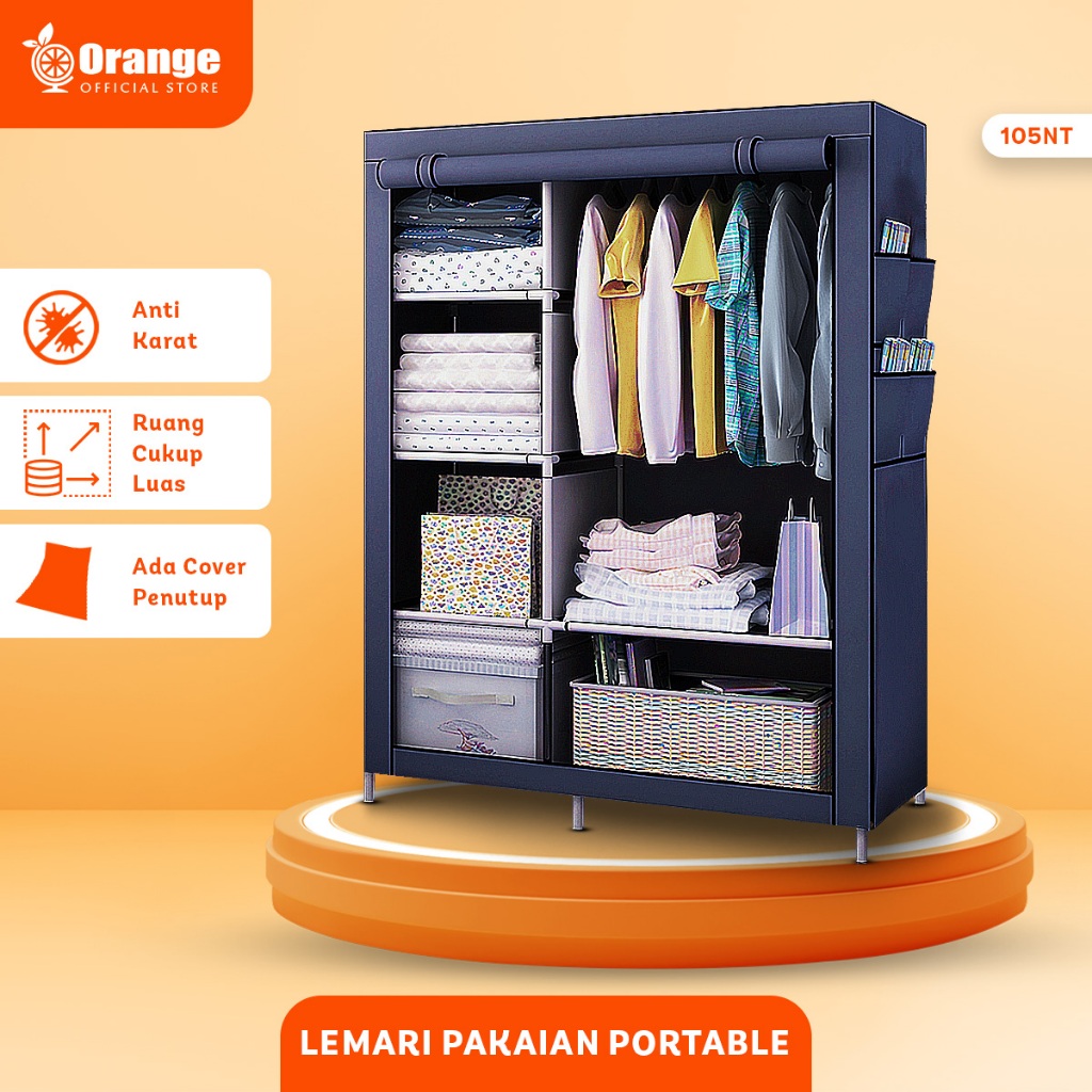 Jual Ghl-Lemari Portable Kain Portable Dengan Desain Modern | Shopee ...
