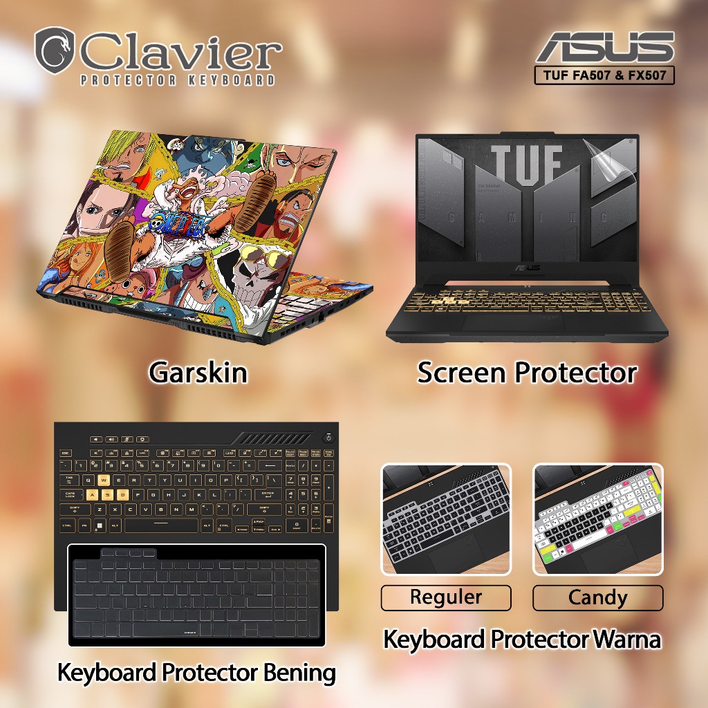 Jual Cover Keyboard Screen Protector Garskin Laptop Anti Gores Asus TUF ...