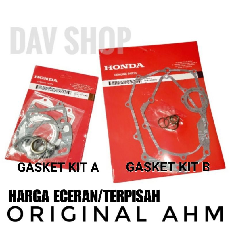 Jual PAKING/GASKET FULLSET KIRANA KARISMA SUPRA X 125 OLD-BATMAN ORIGINAL AHM KPH | Shopee Indonesia