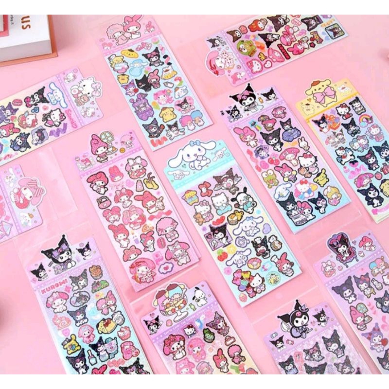 Jual Stiker Sanrio Alat Tulis sticker kuromi my melody isi 3 | Shopee ... Jual Stiker Sanrio Alat Tulis sticker kuromi my melody isi 3 | Shopee ...