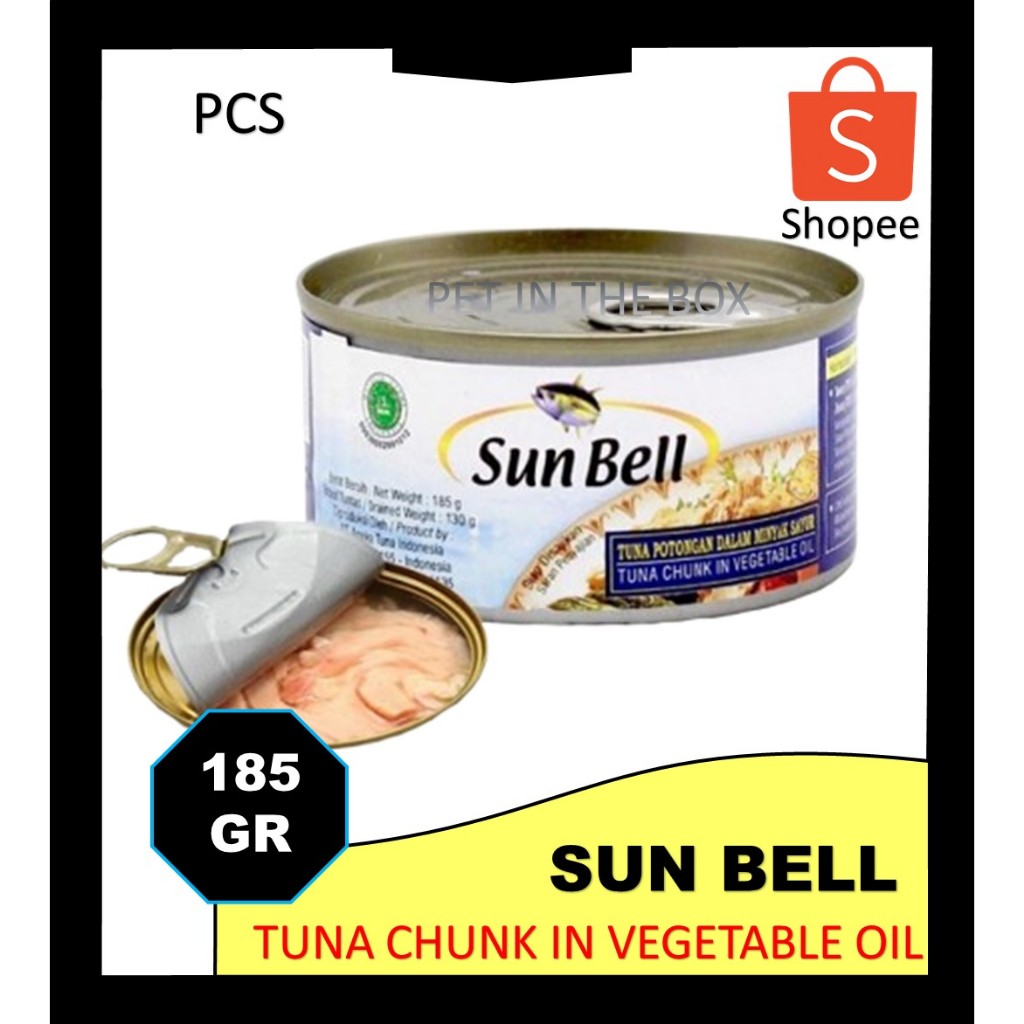 Jual SUNBELL KALENG BESAR 185 GR . SUN BELL TUNA CHUNK IN VEGETABLE OIL ...