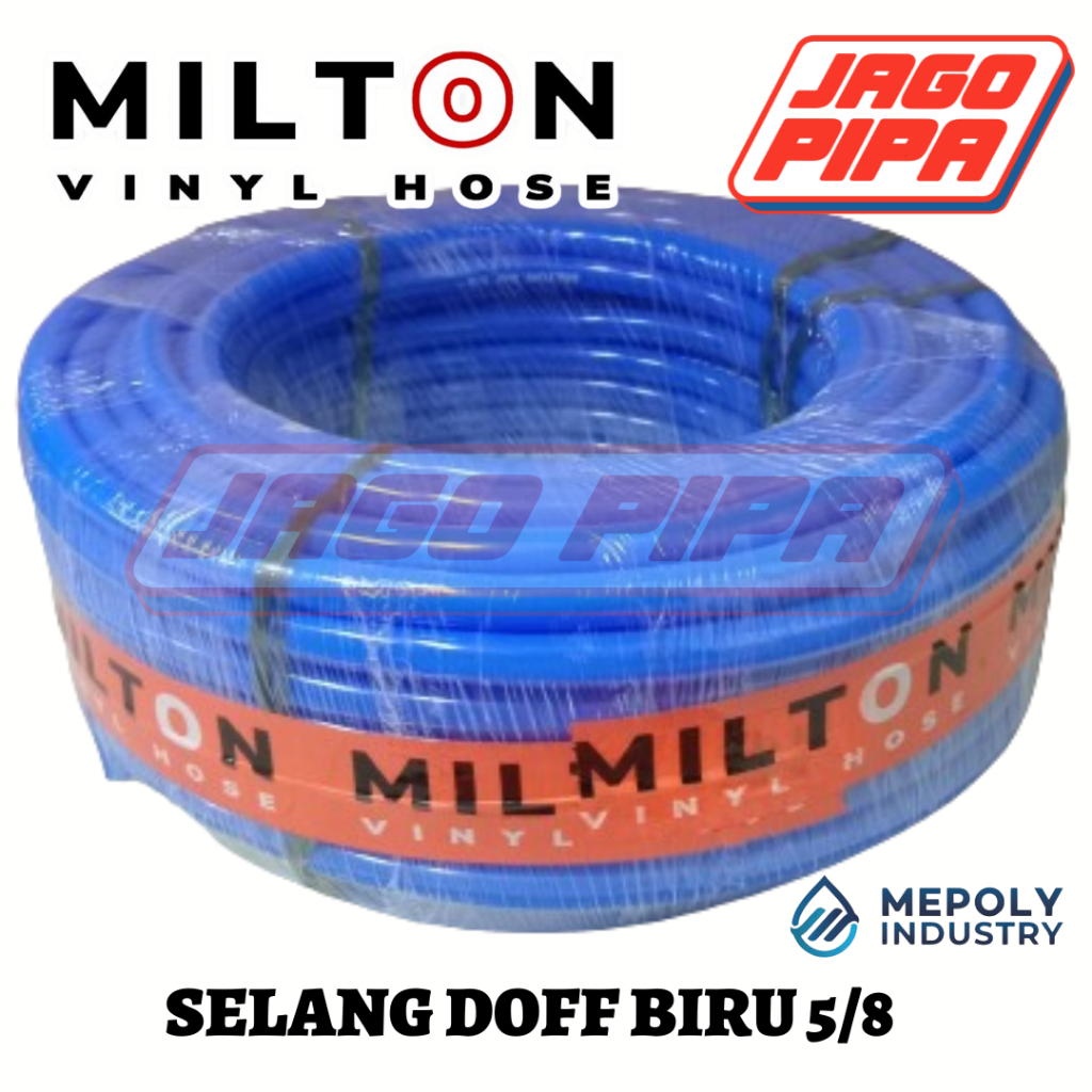 Jual Selang Per Meter Dop 5/8 Milton Milliard Doff Dof 5/8" Inch Selang Air Eceran - Biru ...
