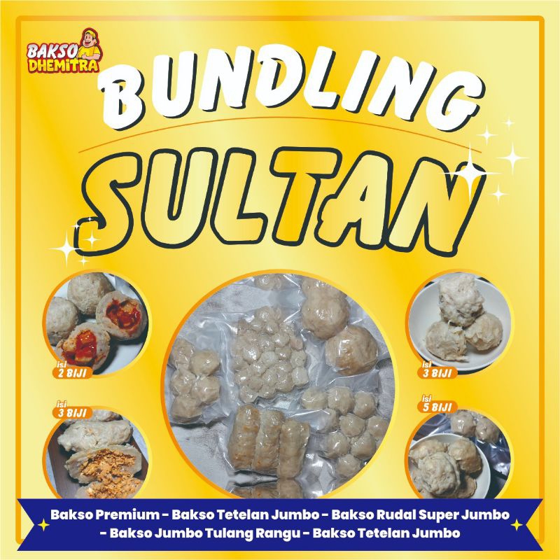 Jual Baso/Bakso Daging Sapi Paket Komplit Bundling Sultan isi lengkap ...