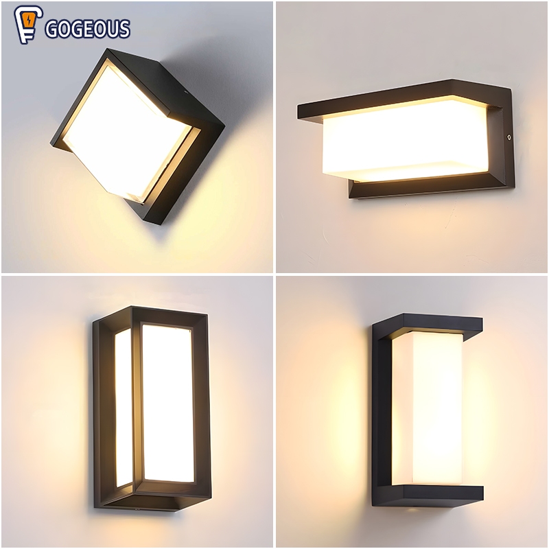 Jual 【COD】Lampu Dinding Outdoor Minimalis Modern Tempel Aesthetic Hias ...