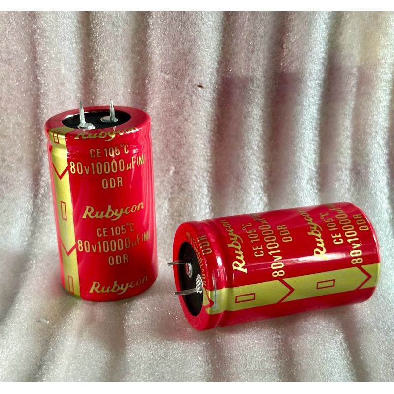 Jual ELCO 10000uf 80V Rubycon ODR Merah KAPASITOR | Shopee Indonesia