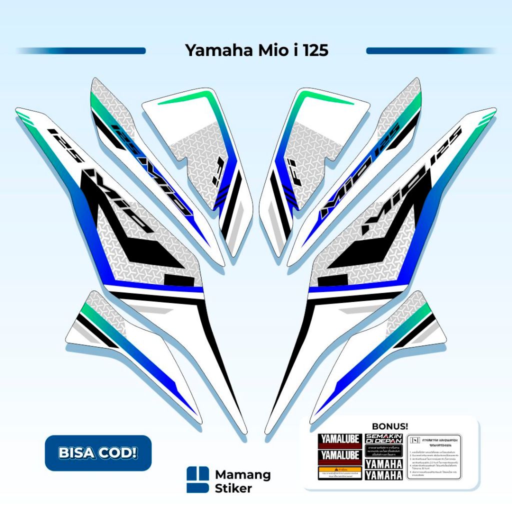 Jual Striping Mio M3 Variasi (18) 2016 2017 2018 2019 2020 2021 2022 ...