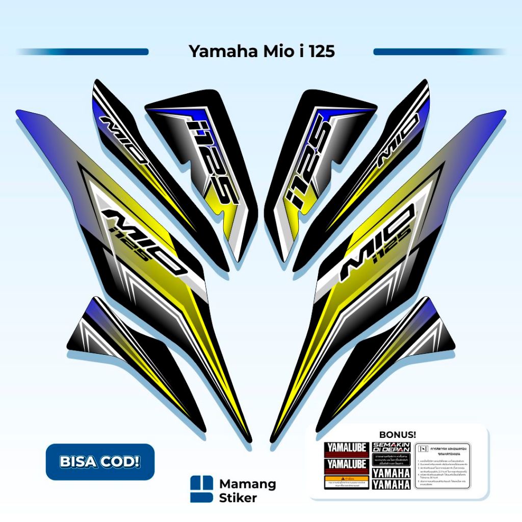 Jual Striping Mio M3 Variasi (21) 2016 2017 2018 2019 2020 2021 2022 ...