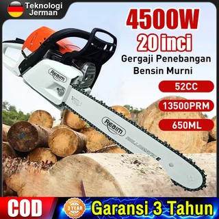 Jual Mesin Potong Kayu 58CC 20inch Chainsaw 2Tak Untuk Gergaji Mesin ...