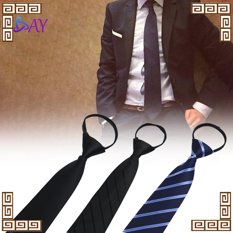 Jual Dasi Resleting Pria Instant Formal Polos Langsung Pakai Dasi ...