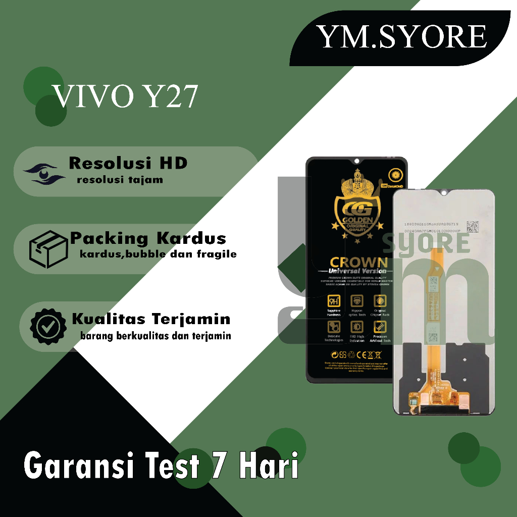 Jual LCD VIVO Y27 4G / V2249 TOUCHSCREEN FULLSET COMPELTE ORIGINAL ...