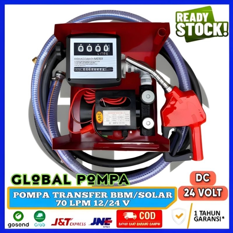 Jual Pompa transfer solar DC 24V 70 LPM pompa transfer BBM/cairan ...