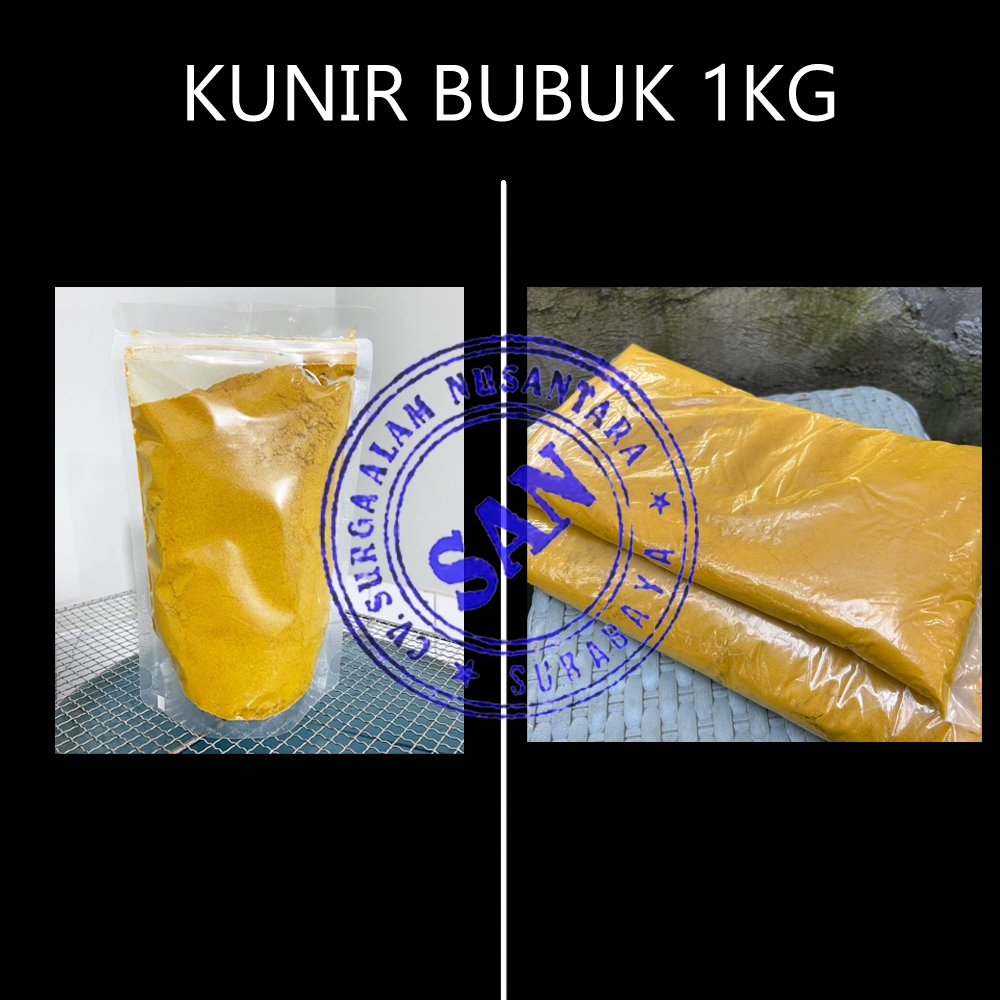 Jual Kunir Kuning Bubuk 1kg | Shopee Indonesia
