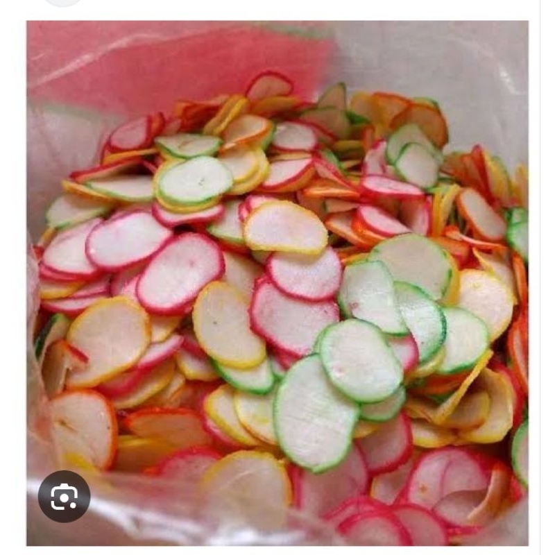 Jual KERUPUK BAWANG/KERUPUK SEBLAK MENTAH WARNA WARNI 500gr | Shopee Indonesia