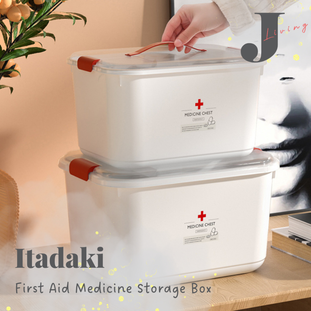 Jual |J LIVING| ITADAKI Organiser Pertolongan Estetis Box Medical Kit ...