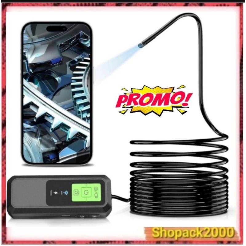 Jual Endoscope Camera With Light, 2.0 Megapixel HD wifi Endoscope ...