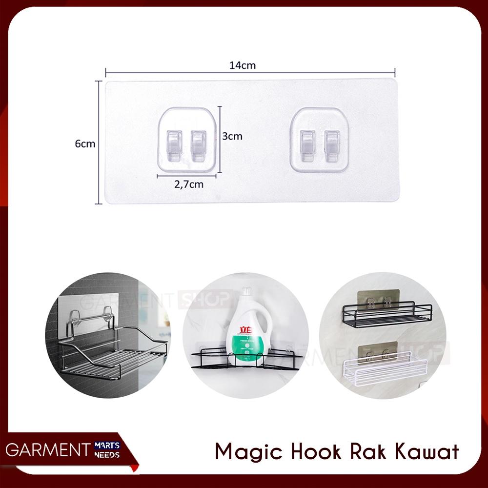 Jual Gantungan Cantolan Tempel Dinding Lem Super Kuat Magic Hook ...
