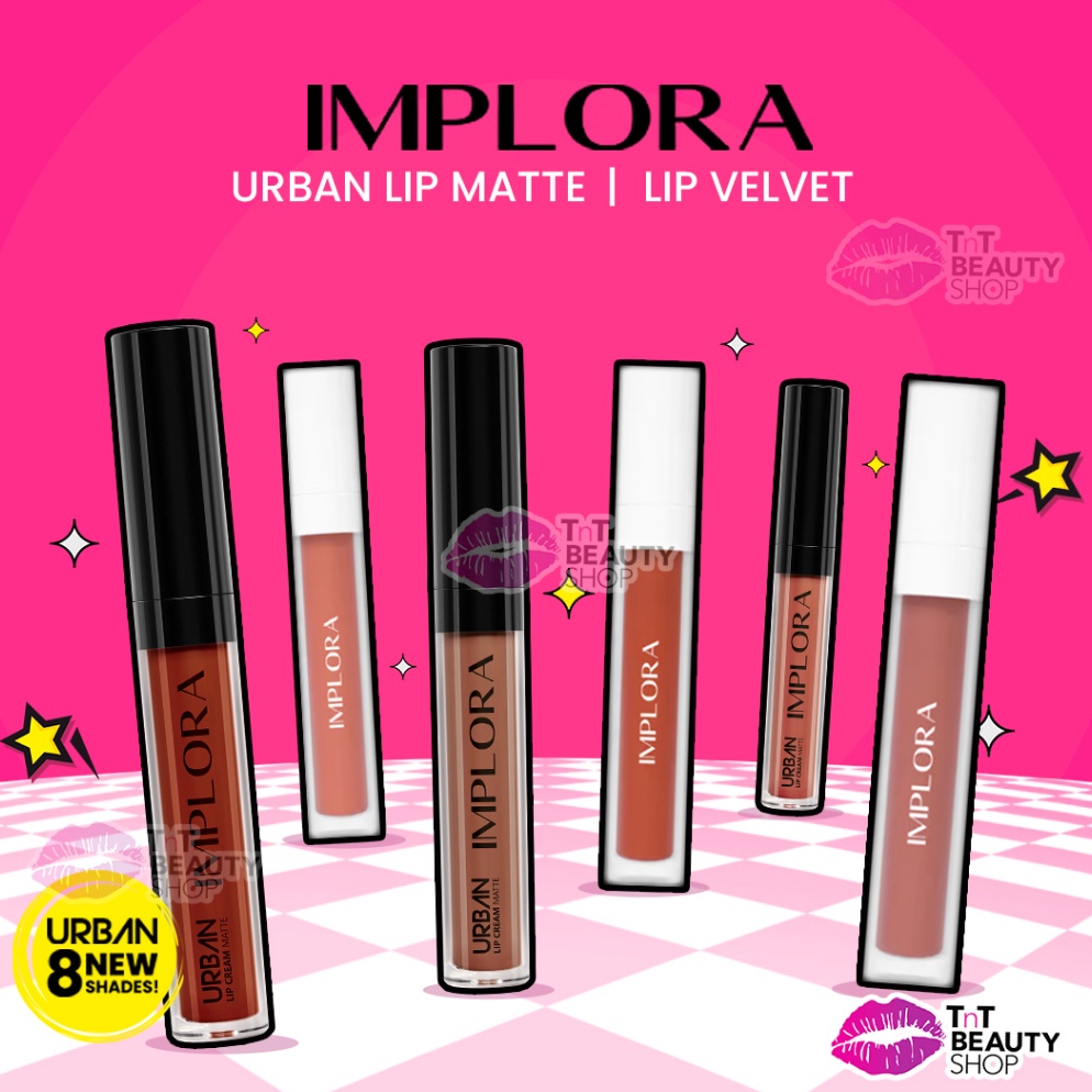 Jual 22 MALL READY 1 2 IMPLORA URBAN MATTE LIPCREAM Implora Lip Cream ...