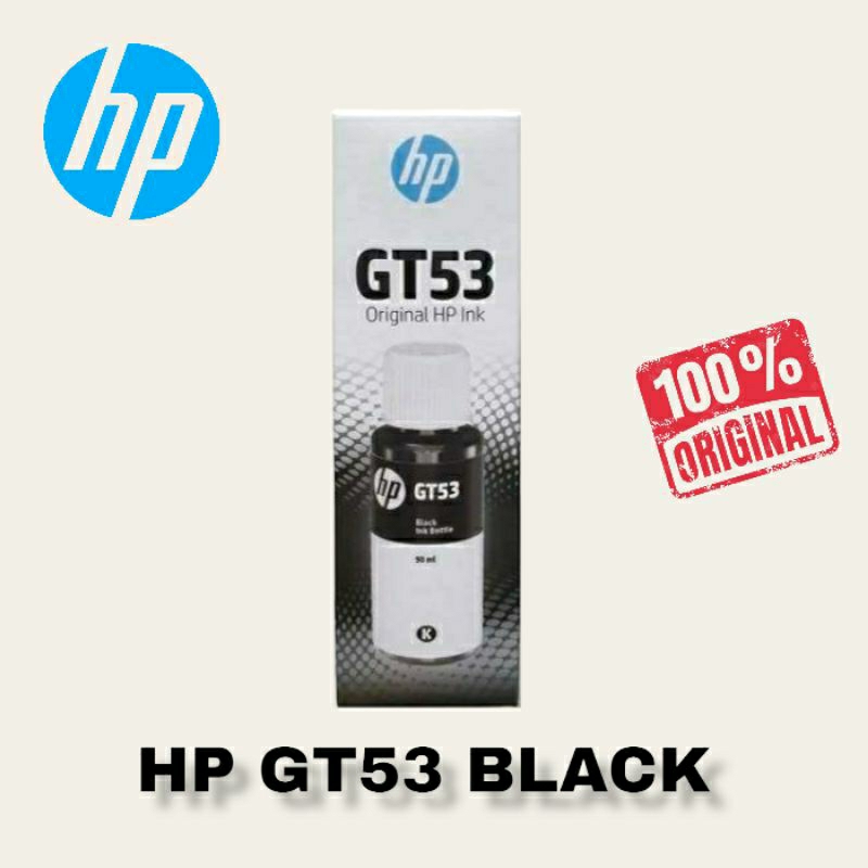 Jual Tinta HP GT53 GT 53 BLACK 90ml Original Ink Bottle | Shopee Indonesia