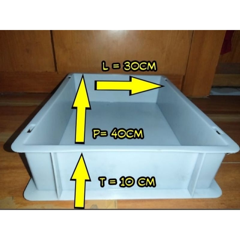 Jual Container/box kotak ukuran 40x30x10 | Shopee Indonesia
