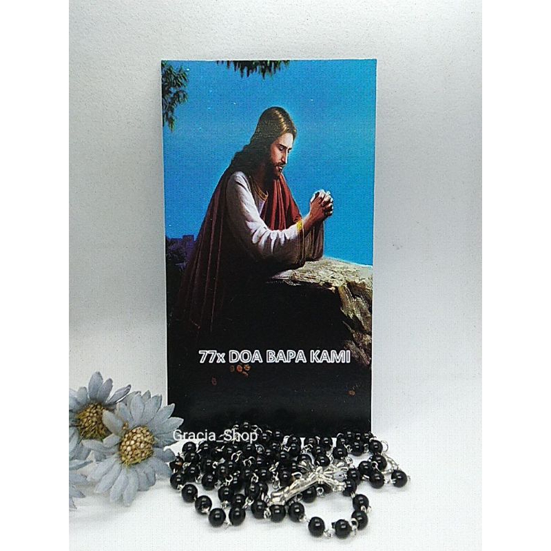 Jual Paket Lembar Doa dan Rosario 77 X Doa Bapa Kami | Shopee Indonesia