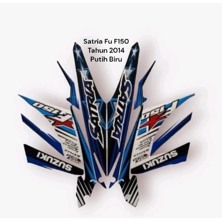 Jual STICKER STRIPING LIS STANDAR MOTOR SUZUKI SATRIA FU BINTANG F150 ...