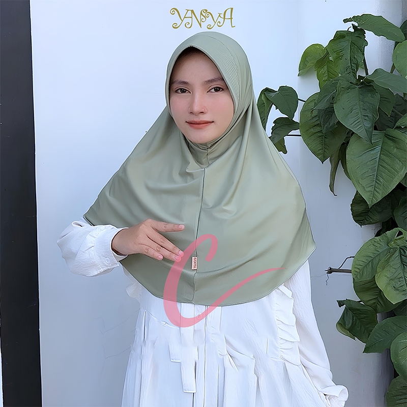 Jual JILBAB BERGO PET TEBAL SIZE M / HIJAB PED TEBAL BESAR - YANSYA HIJAB | Shopee Indonesia