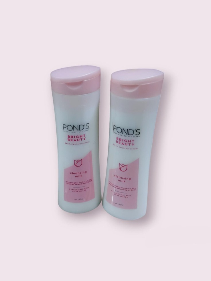 Jual Ponds Bright Beauty Cleansing Milk 150 Ml | Shopee Indonesia