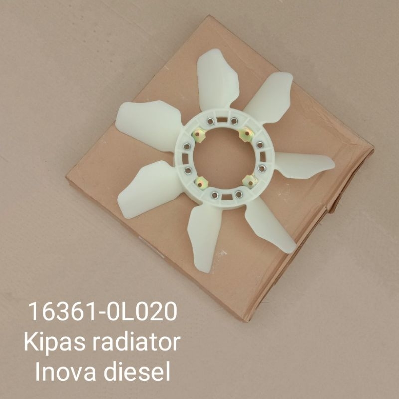 Jual Daun Kipas Fan Radiator Toyota Innova Diesel/Fortuner Diesel/Hilux ...