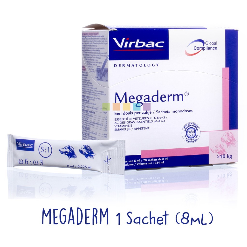 Jual Virbac Megaderm 8ml Per Sachet | Shopee Indonesia
