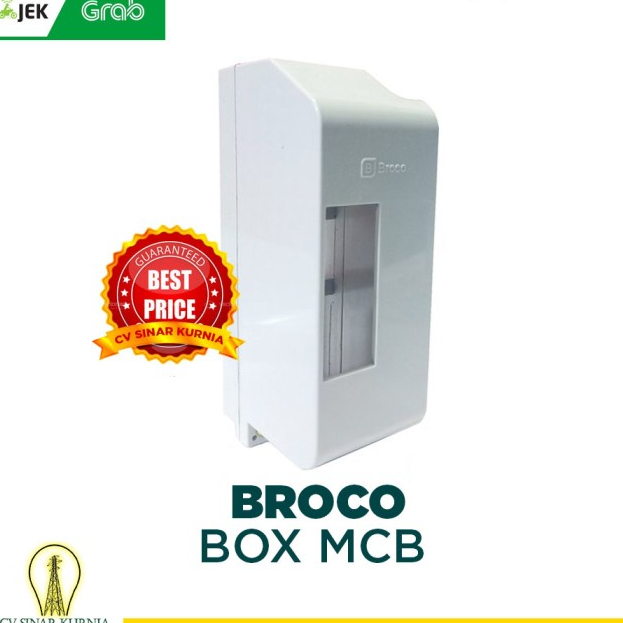 Jual Broco Box MCB 1 Group Outbow Tempel 17101 Box MCB 1P OB Abu original | Shopee Indonesia