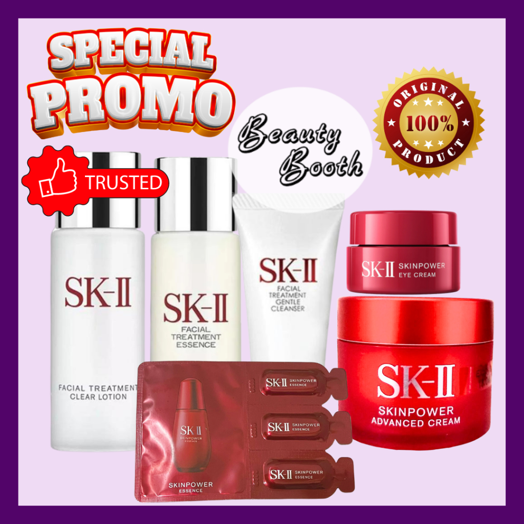 Jual SK-II SKII SK2 FTE 30ml + FTCL 30ml + CLeanser 20gr + Advanced Cream 15gr + Skinpower Ess ...