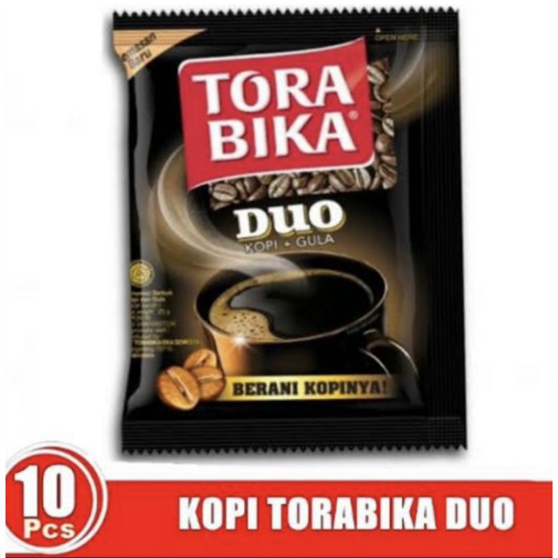Jual Torabika Kopi Duo Kopi + Gula Sachet 25 Gram x 10 pcs (1 renceng) | Shopee Indonesia