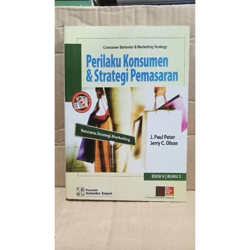 Jual Perilaku Konsumen dan Strategi Pemasaran Edisi 9 Buku 2 by Paul Peter | Shopee Indonesia