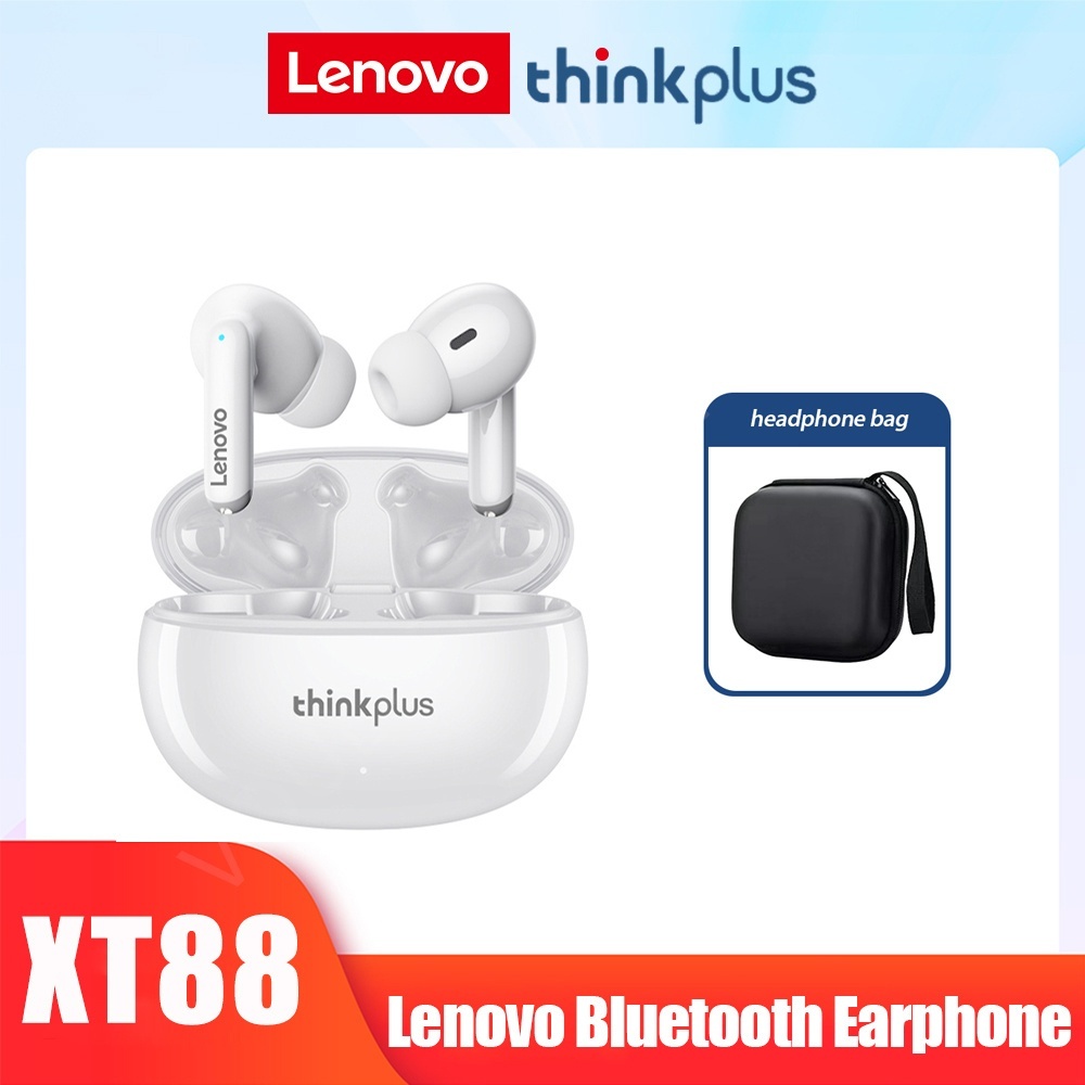 Jual Lenovo Thinkplus XT88 True Wireless Bluetooth Earphones TWS noise reduction in ear Headse ...