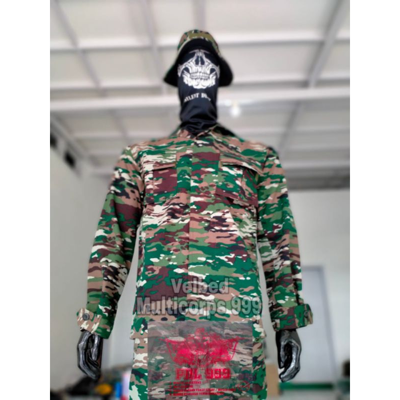 Jual BAJU PDL MATRA DARAT/BAJU PDL TNI/VELBED | Shopee Indonesia