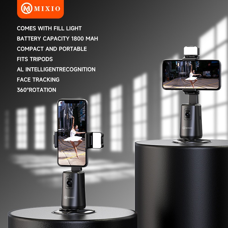 Jual MIXIO A200 Auto Face Tracking Gimbal Handphone Stabilizer 360 ...