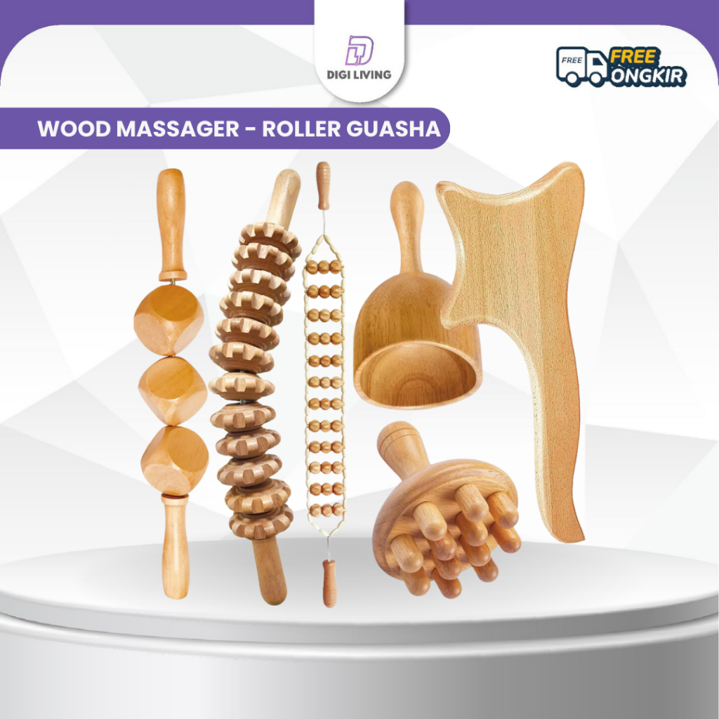 Jual Digiliving - Wood Massager - Roller Guasha - Alat Pijat Kayu ...