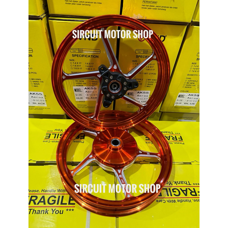 Jual VELG RACING VND AK 55 RING 14 AEROX VND AK 55 AEROX | Shopee Indonesia