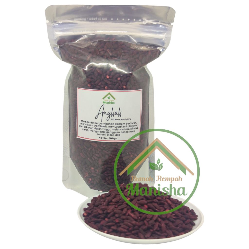 Jual Angkak Biji Beras Merah Cina 100gr - Menaikkan Trombosit dan Obat ...