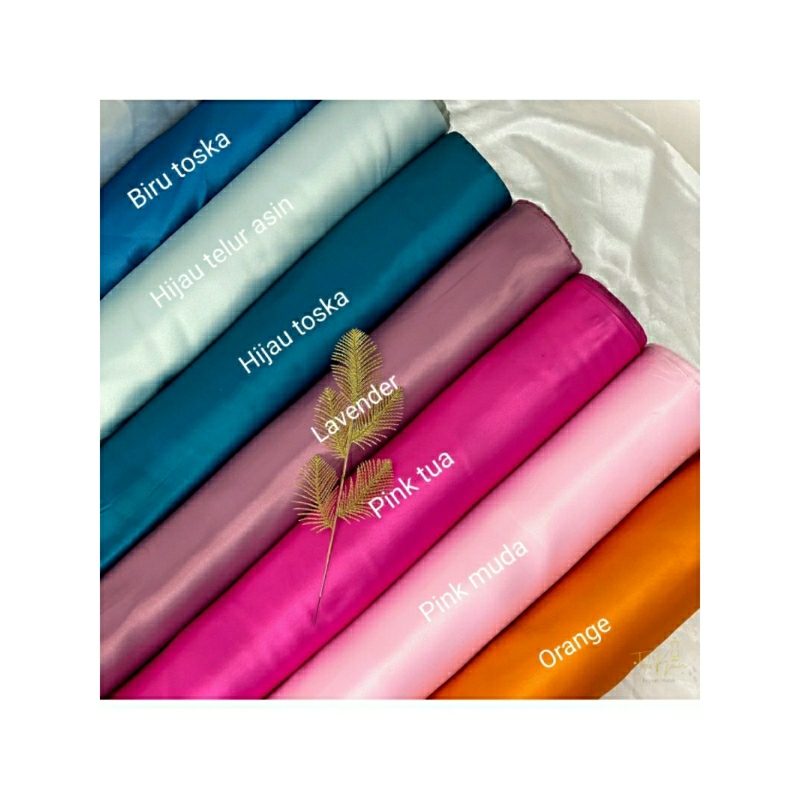 Jual Kain Satin Bridal Duchess Silk Meteran Tebal Premium Mewah ...