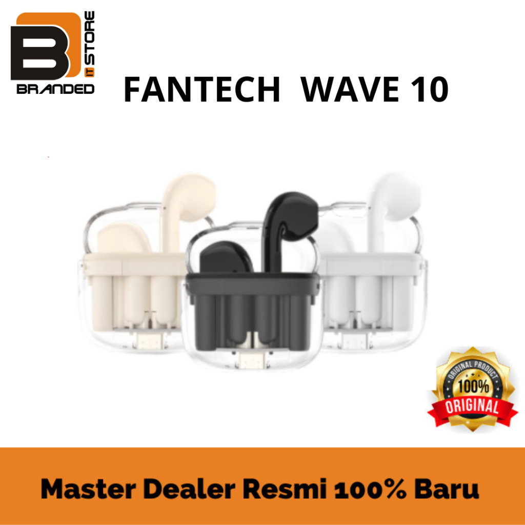 Jual FANTECH TWS Bluetooth Wireless Wave 10 TW10 Built- n Microphone ...