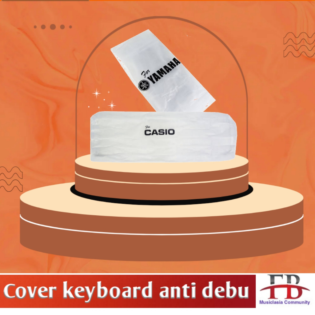 Jual Cover Keyboard Yamaha Casio Penutup keyboard Anti Debu Original ...